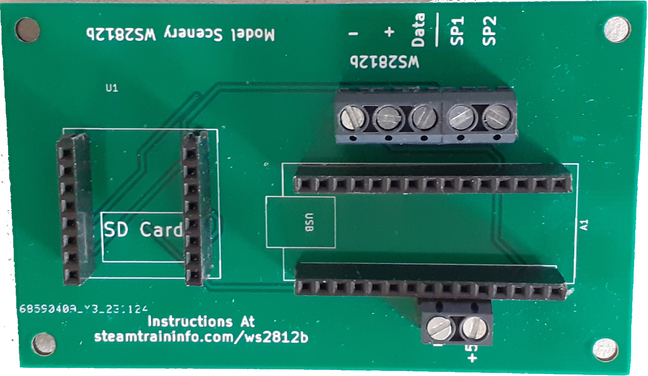 ws2812b assembled | Model Scenery Tutorials